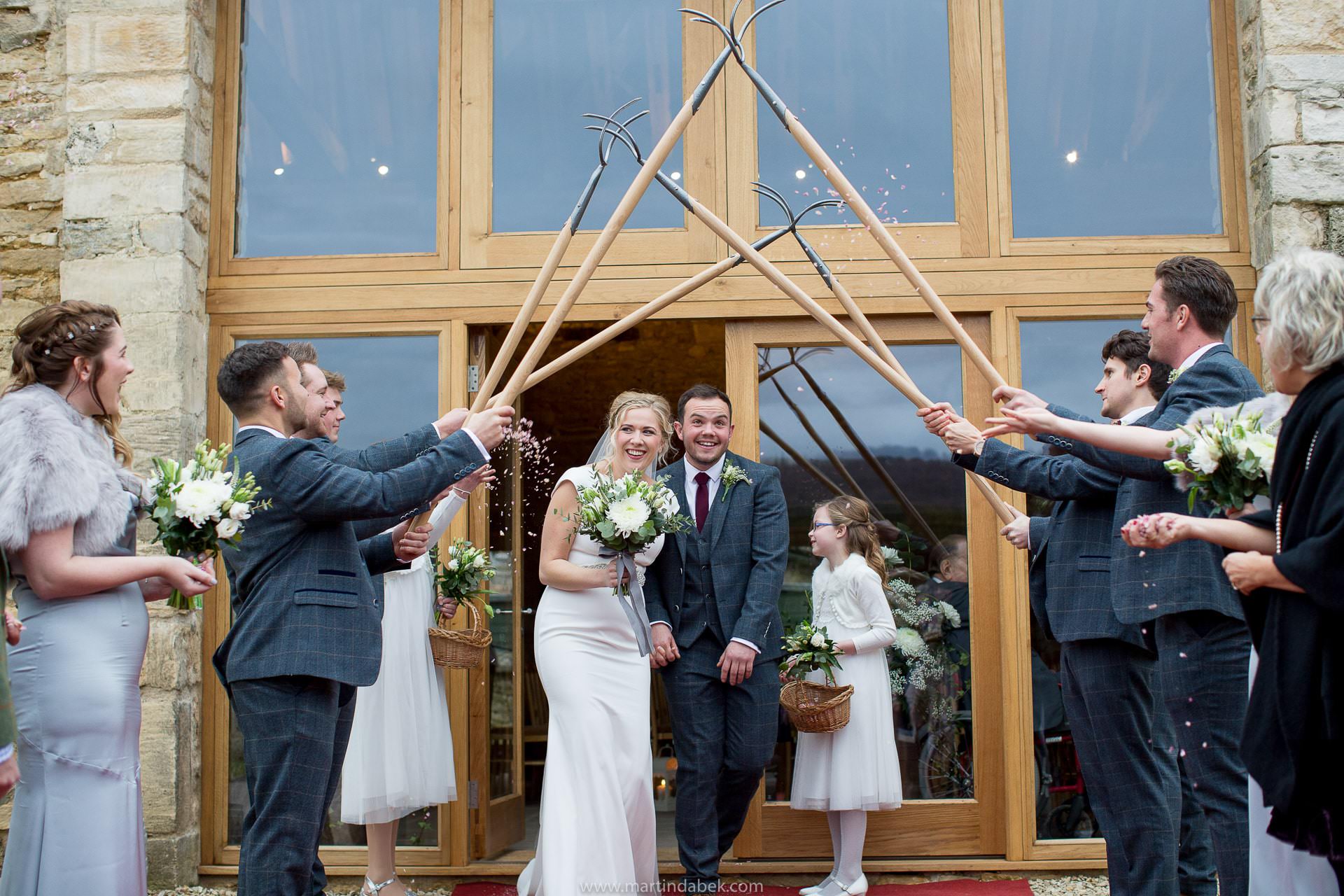 Saxon Barn Wedding - Relaxed & Fun Winter Wedding
