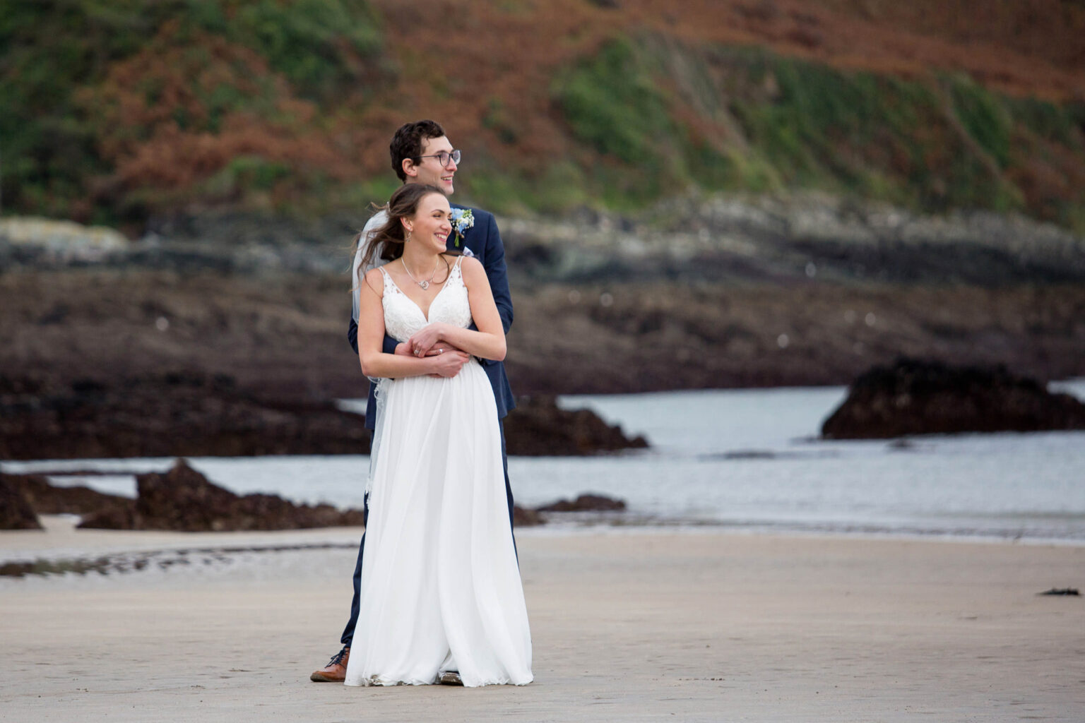 Creative Polhawn Fort Wedding Photography - Relax & Natural
