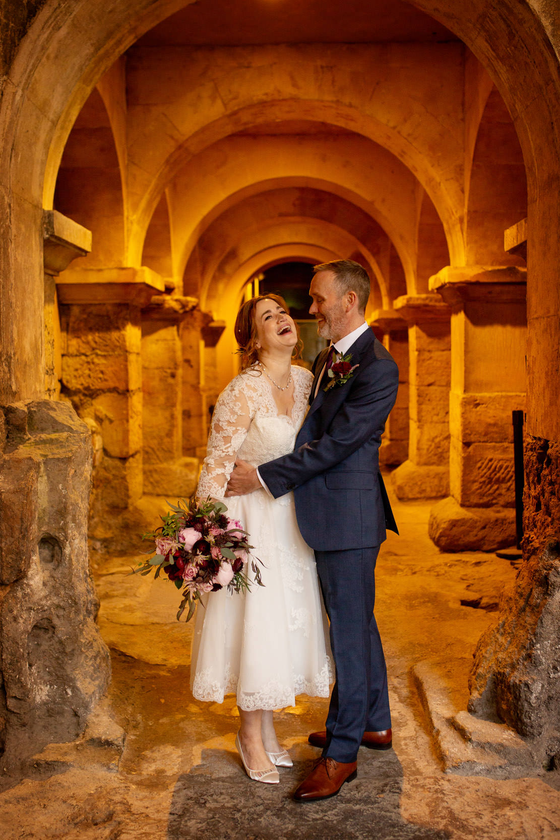 Roman Baths Wedding Photography - Natural & Relaxed
